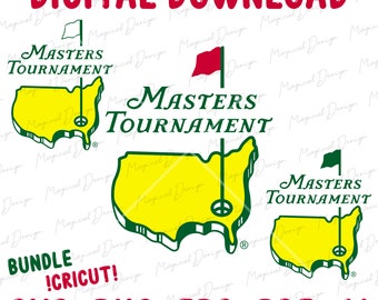 Masters Symbol Black Svg, Masters Golf Party Svg, Png, Masters Party ...
