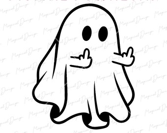 Ghost Middle Finger Svg, Ghost Middle Finger Png, Ghost Svg,halloween ...