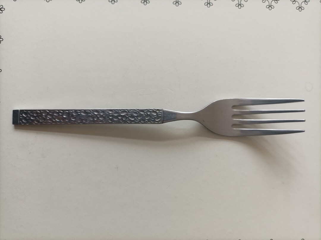 Mid Century Dinner Fork Stainless Steel - Etsy