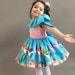 Pink Flower Tutu Dress Toddler Baby Shark Birthday Outfit Girl Party ...