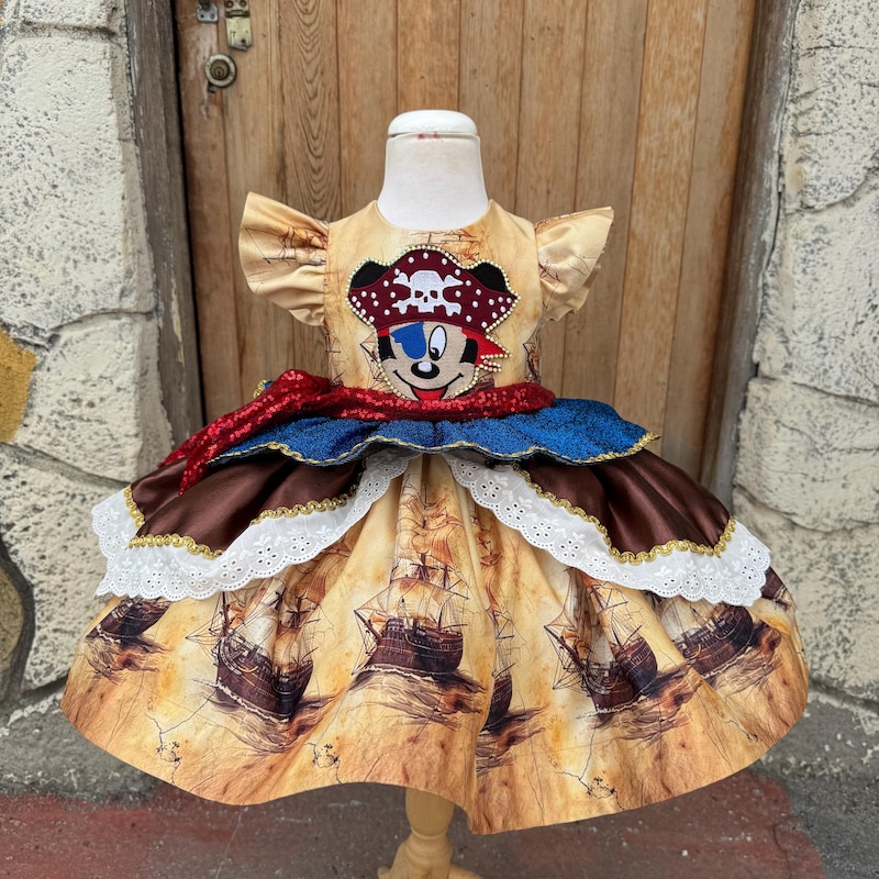 Pirate Print Women Dress - Etsy