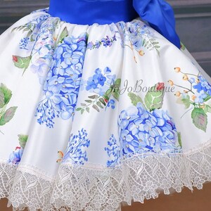Floral Girl Birthday Dress, Kids Baby Girl Easter Dress, Girls Cute ...
