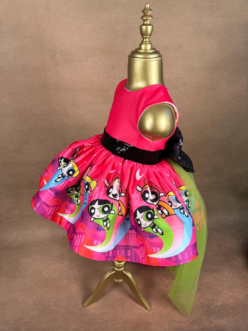 Handmade Powerpuff Girls Dress With Headband, Festival Outfit - Etsy