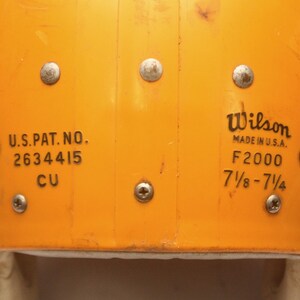 Rare Vintage Game Used 1960s 70s Wilson F2000 Football Helmet - Size 7 ...