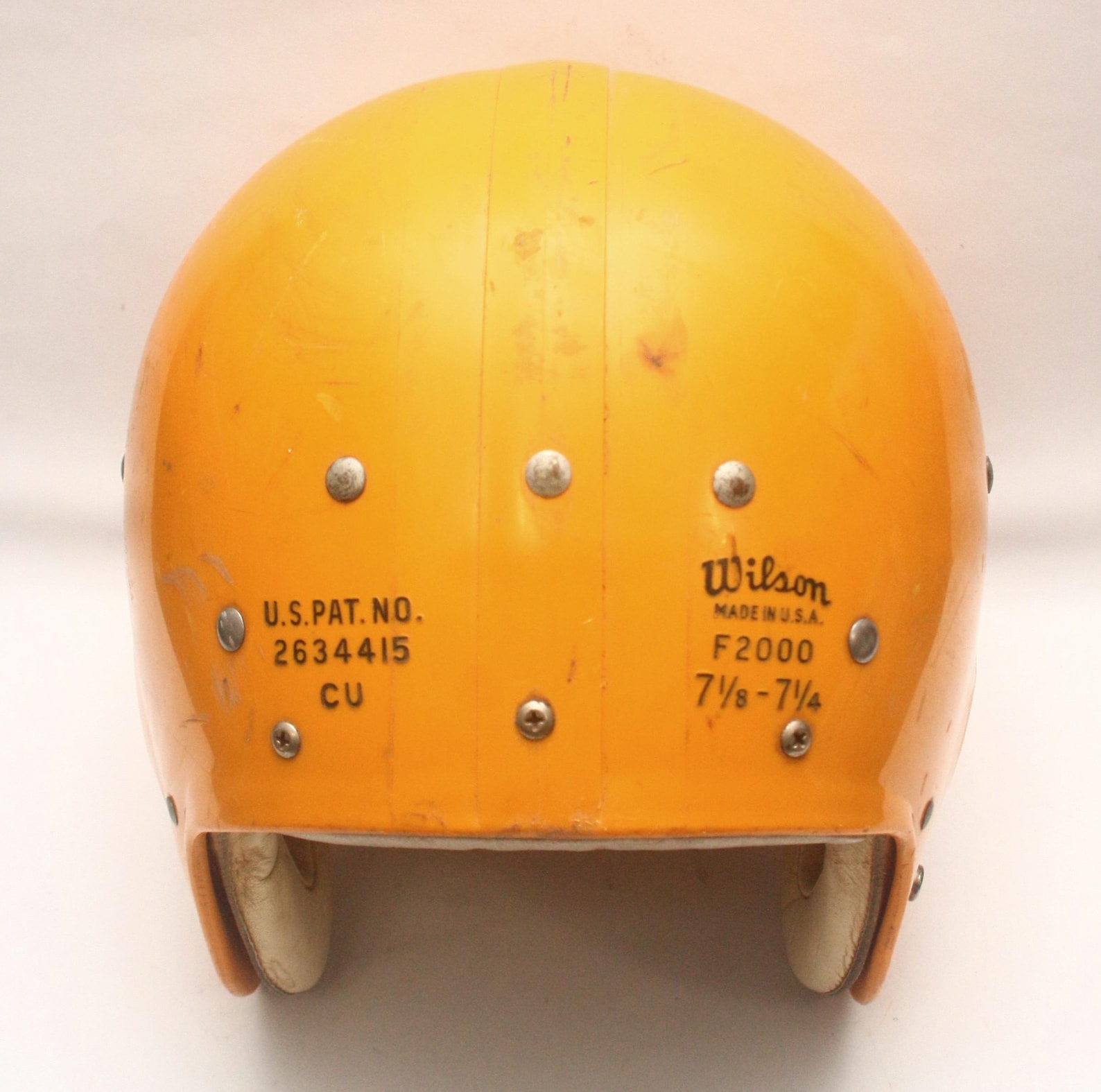 Rare Vintage Game Used 1960s 70s Wilson F2000 Football Helmet - Size 7 ...