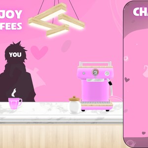 Make A Coffee Vtuber Animated Assets, Vtuber Assets Coffee, Animated ...