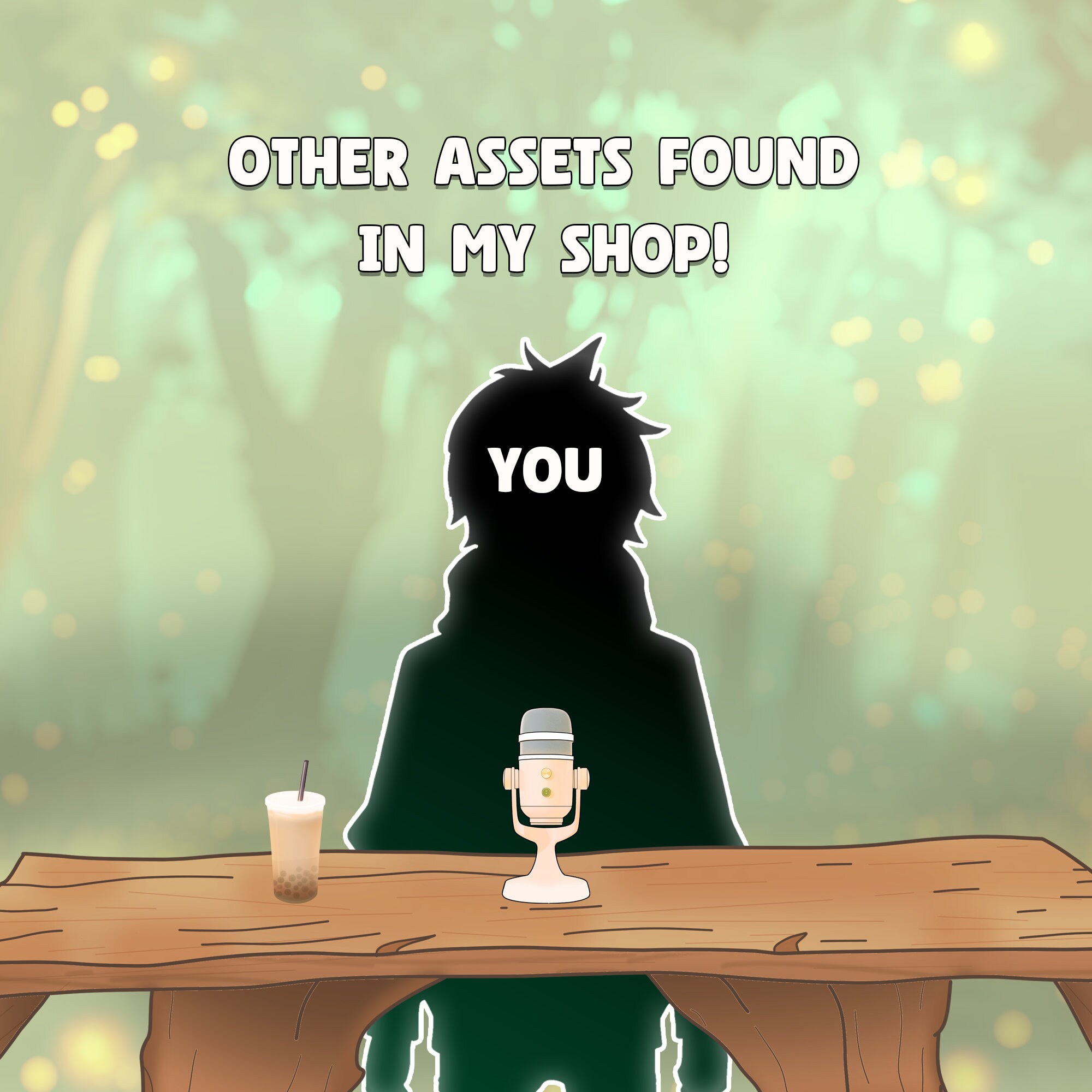 Tree Wood Vtuber Desks , Vtuber Assets, Vtuber Desk, Vtuber Table ...