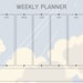 Weekly Planner X Sky is the Limit - Etsy
