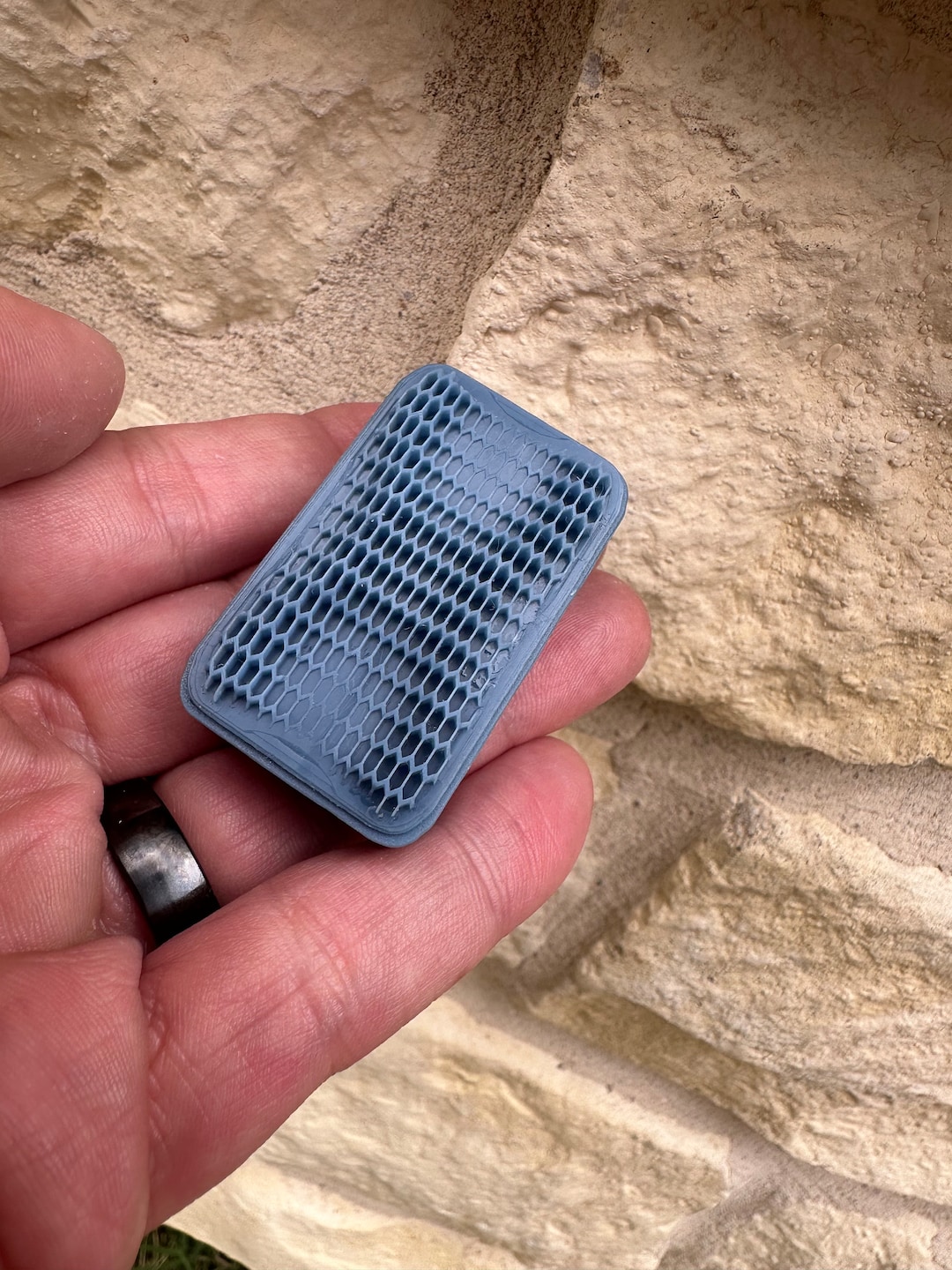 ADHD Verkk Fidget Slider 3 Click denim Blu Glow in the Darkverkk Haptic ...