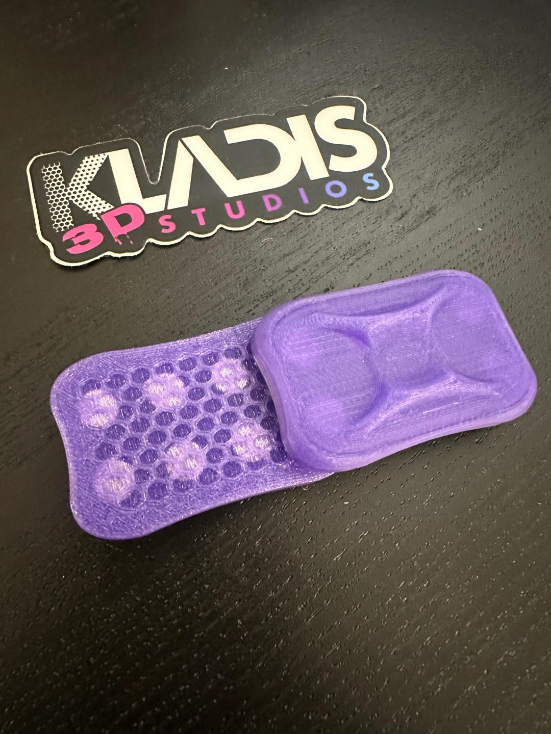 The Hyper Verkk Fidget Slider 3 Click (purple Glow in the Dark) Haptic ...