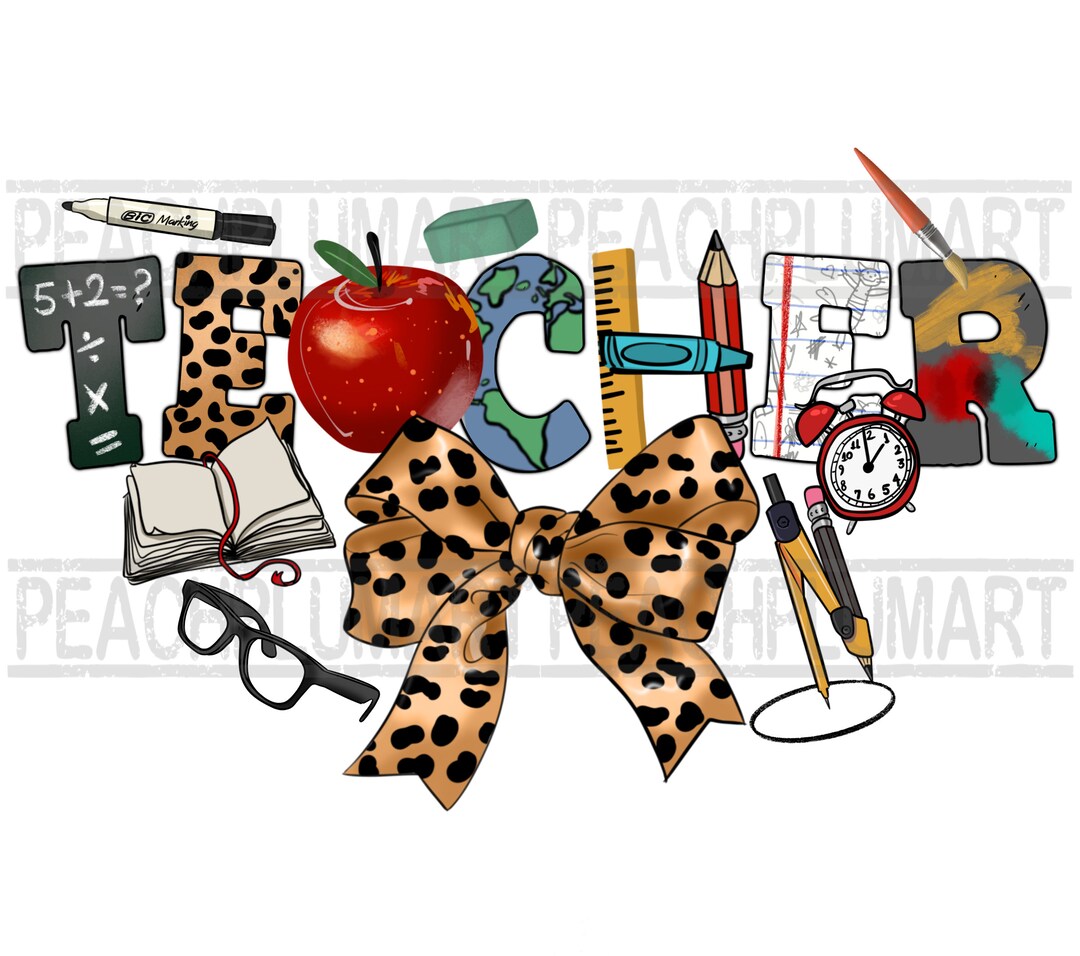 Coquette Teacher Png, Teacher Bow Png, Teacher Ribbon Png, Teacher Png ...