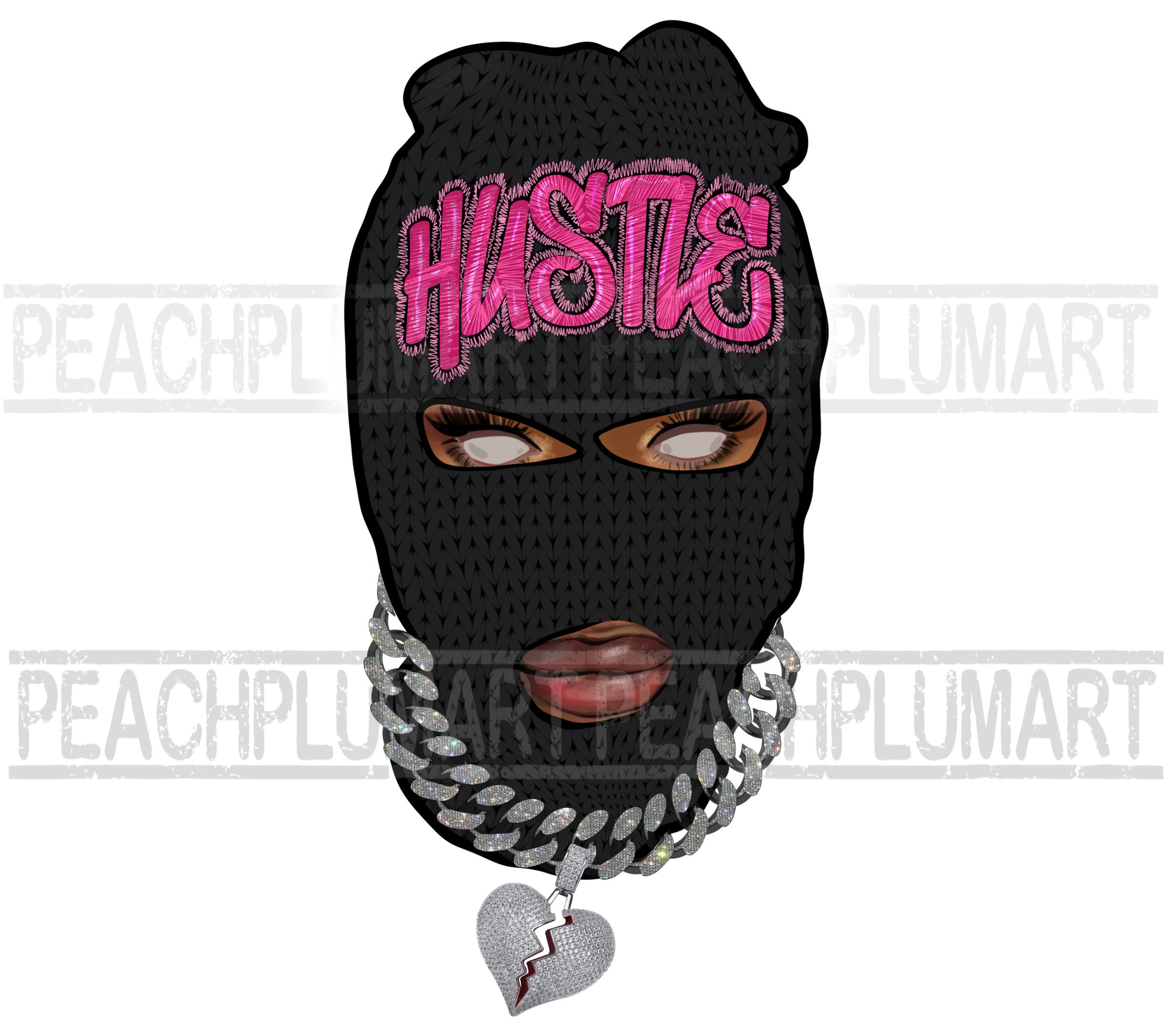 Hustle ski mask girl png, Hustle girl png, Gangster girl png, gangsta ...