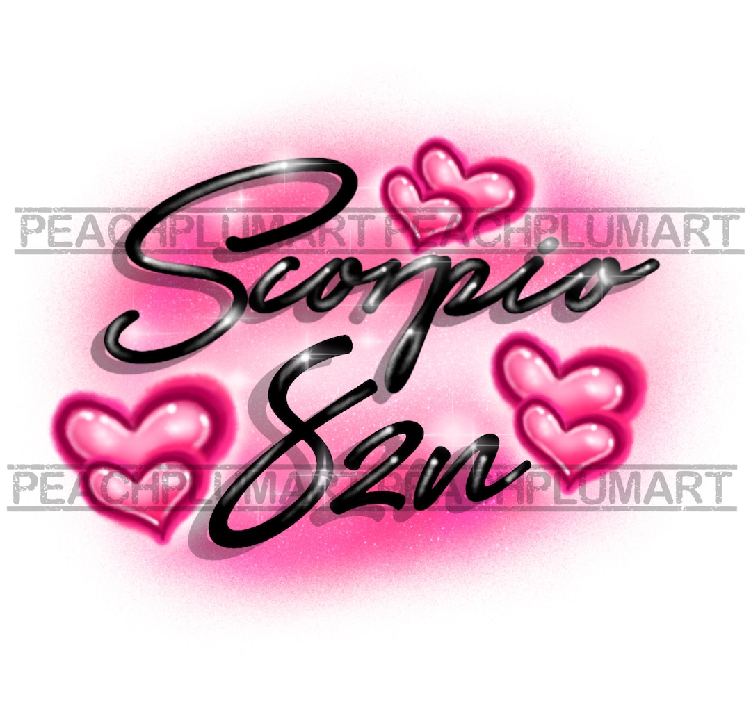 Scorpio Szn Png, Scorpio Season Png, Airbrush Scorpionszn Png, Scorpio ...