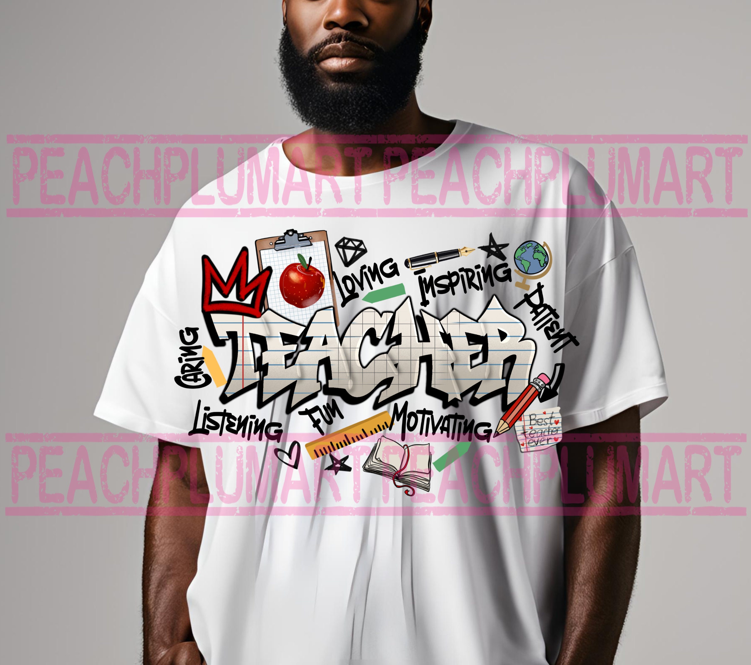 Teacher Graffiti Png, Best Teacher Ever Png, Inspiring Png, Loving Png ...