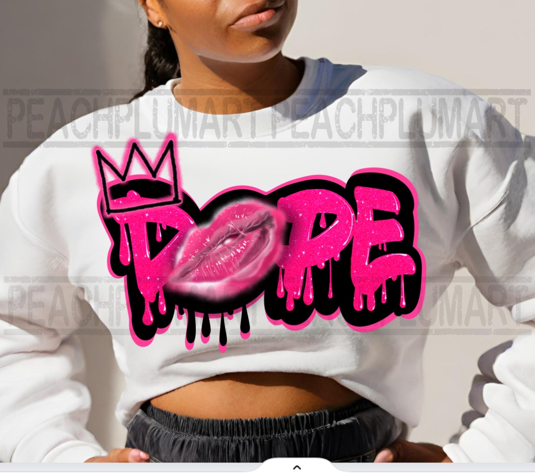 Dope Png Sublimation Design Download, Dope Black Woman Png, Dope ...