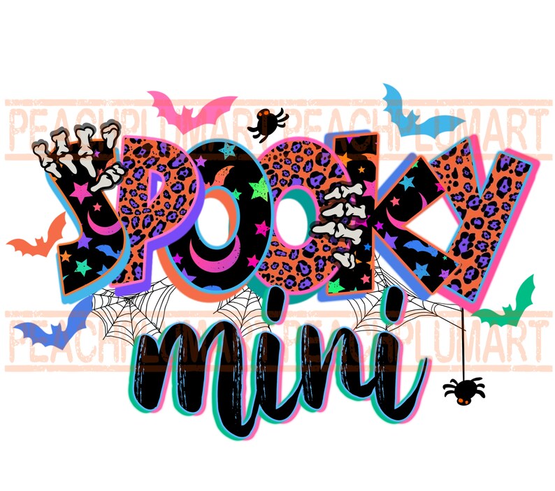 Spooky Mini Png, Spooky Mini Png Sublimation Design Download, Spooky ...