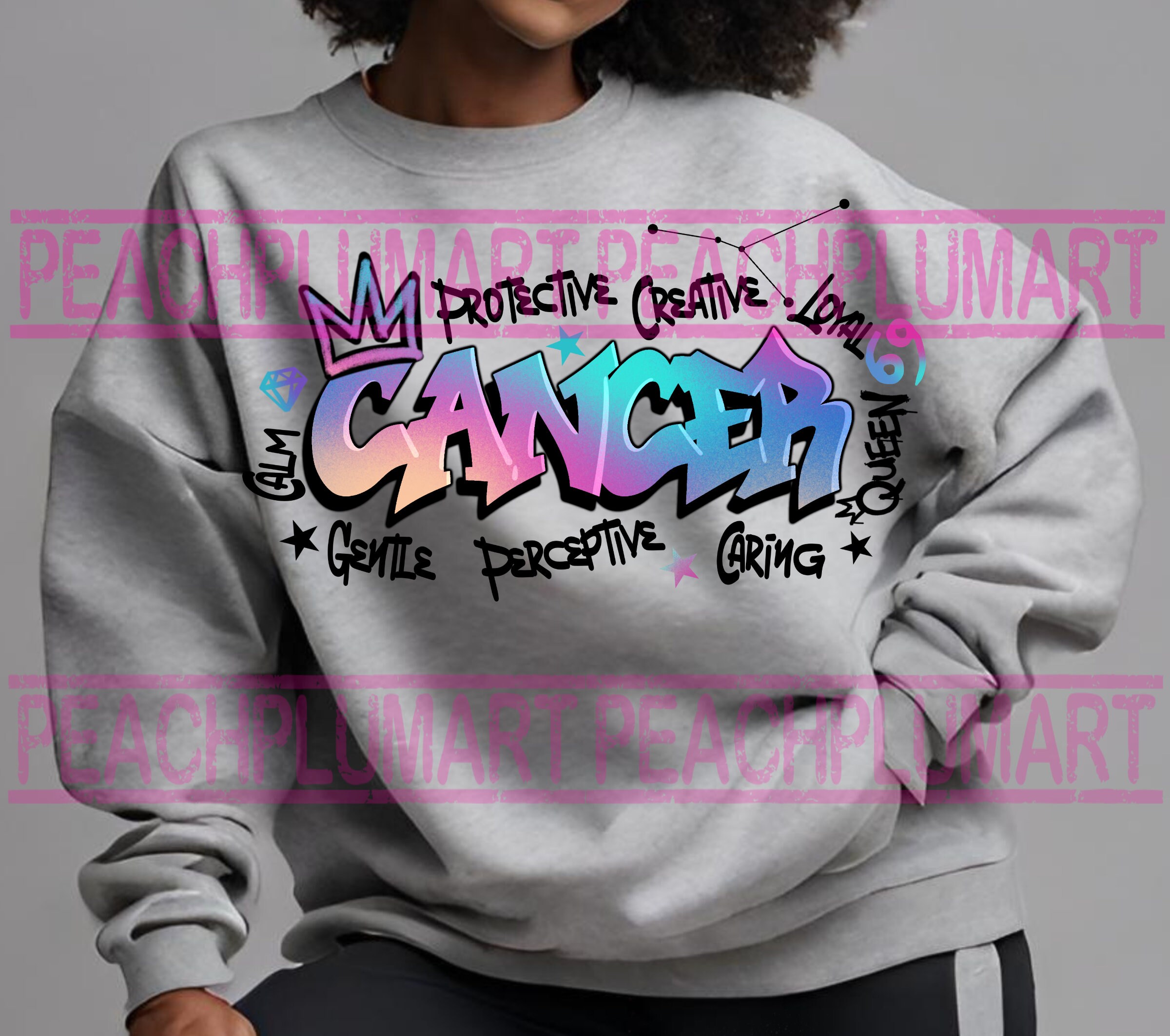 Cancer Graffiti Png, Cancer Queen Png, Cancer Baby Png, Cancer Zodiac ...