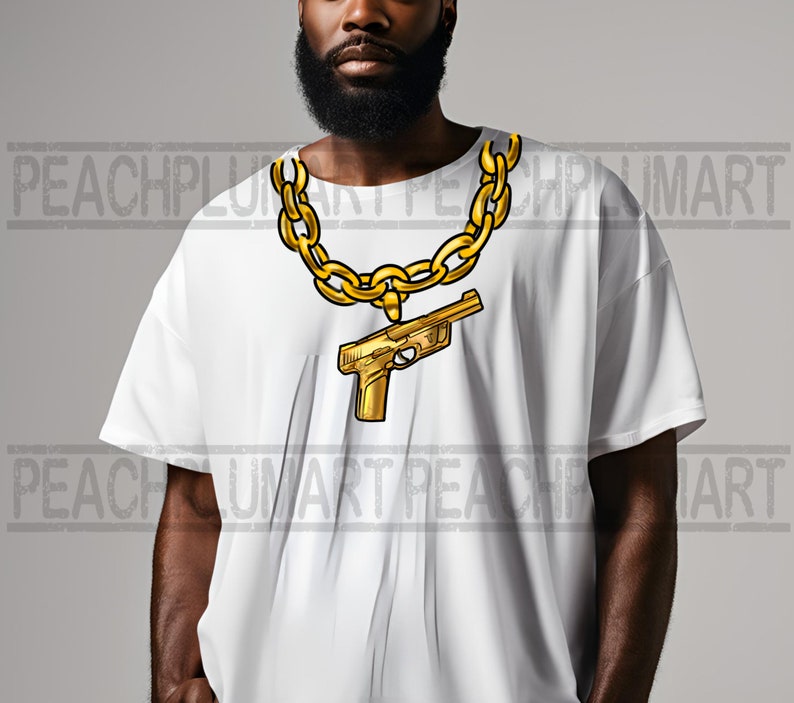 Gun Chain Png, Airbrush Chain Png, Chain Png, Gold Chain Png, Gold Gun ...