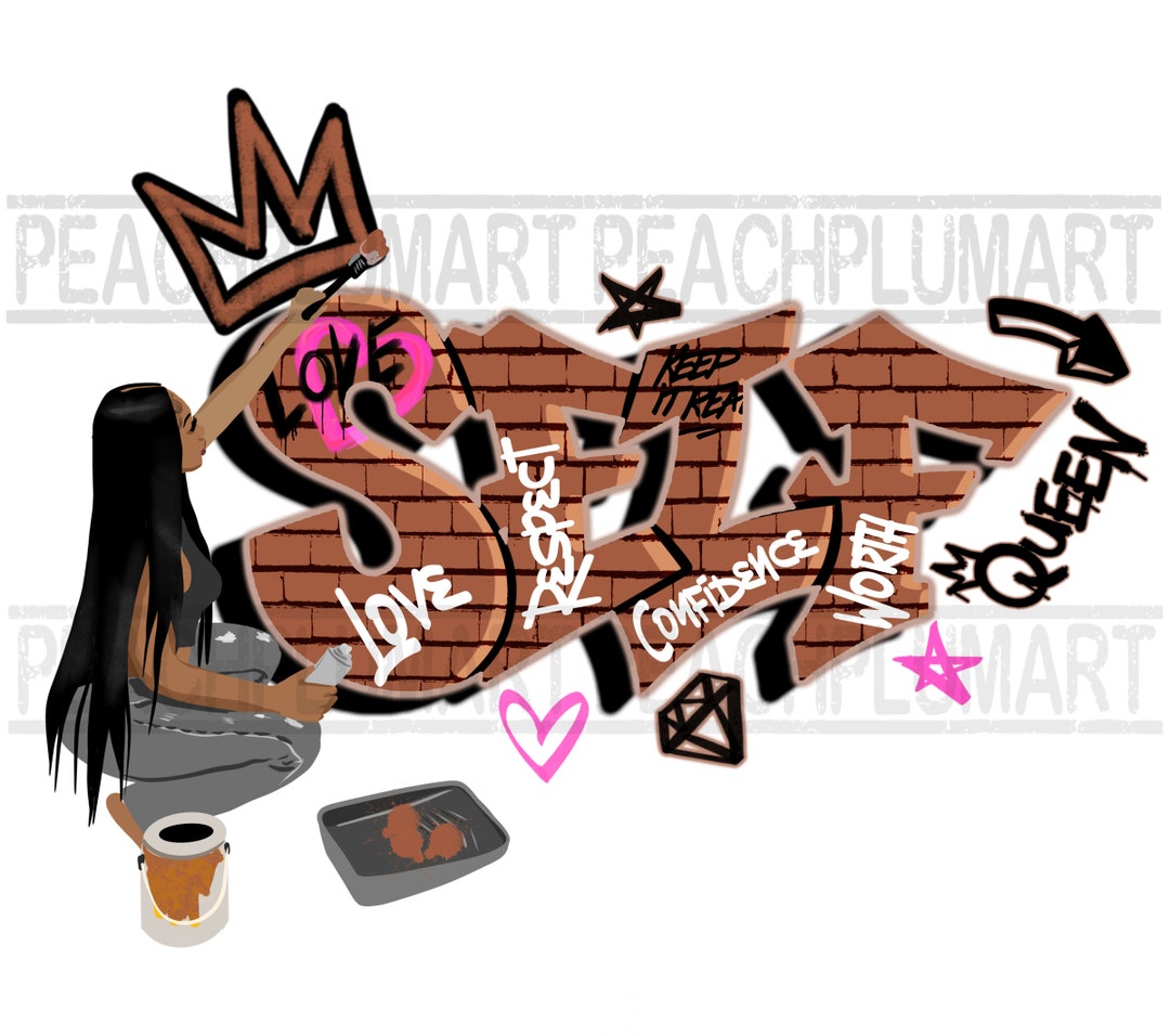 Self Love Graffiti Png, Self Worth Png, Self Confidence Png, Self ...