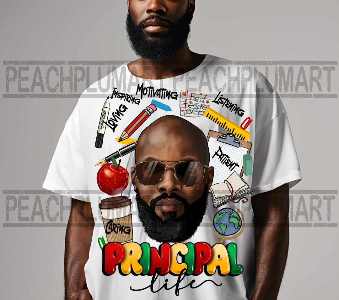 Principal Black Men Png, Bald Black Man Principal Png, Principal Men Png, Black Bald Men With ...