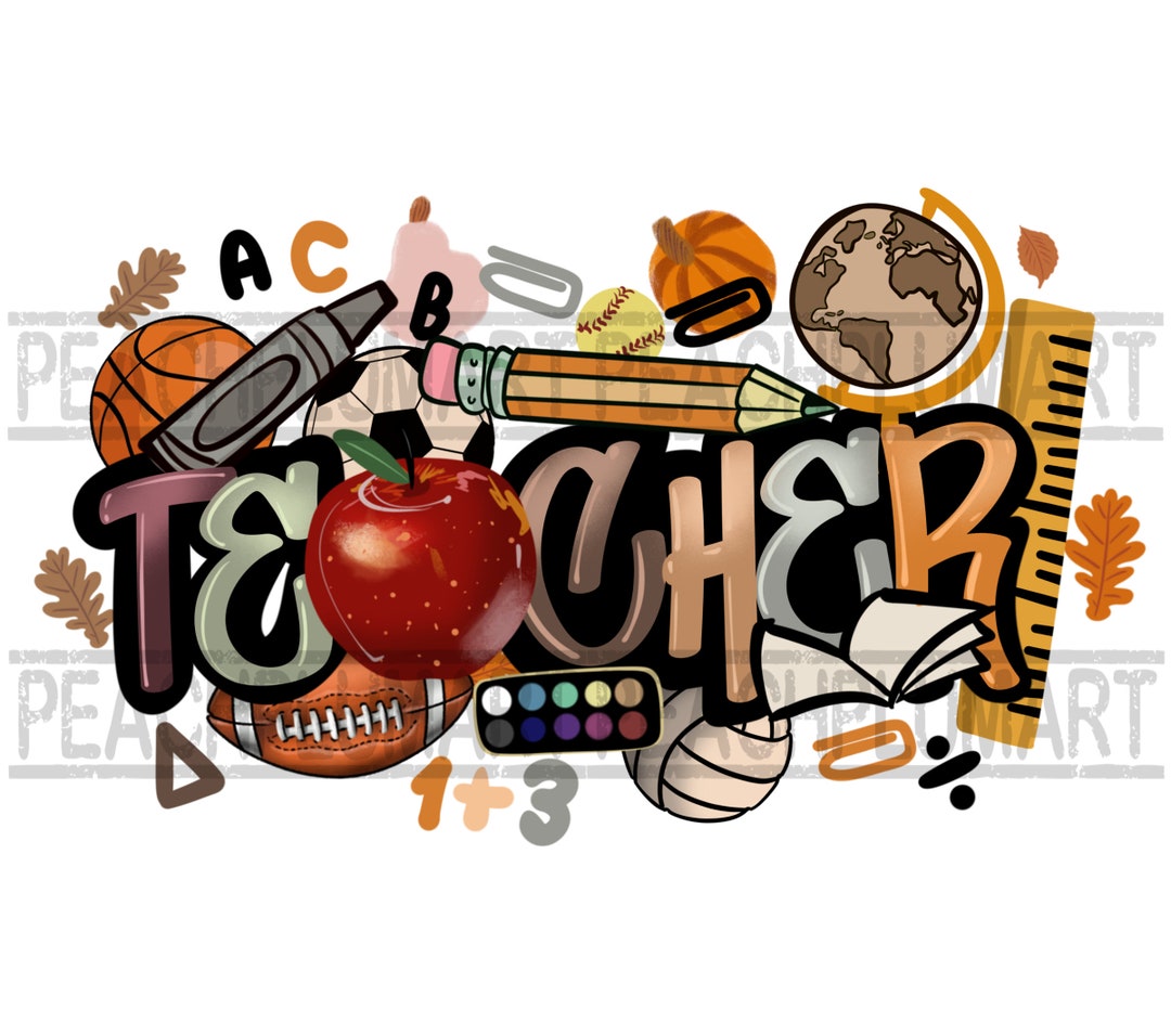 Teacher Fall Png, Fall Vibes Teacher Png, Fall Vibes Png, Teacher ...