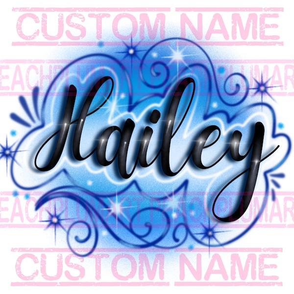 Hailey Name Art - Etsy