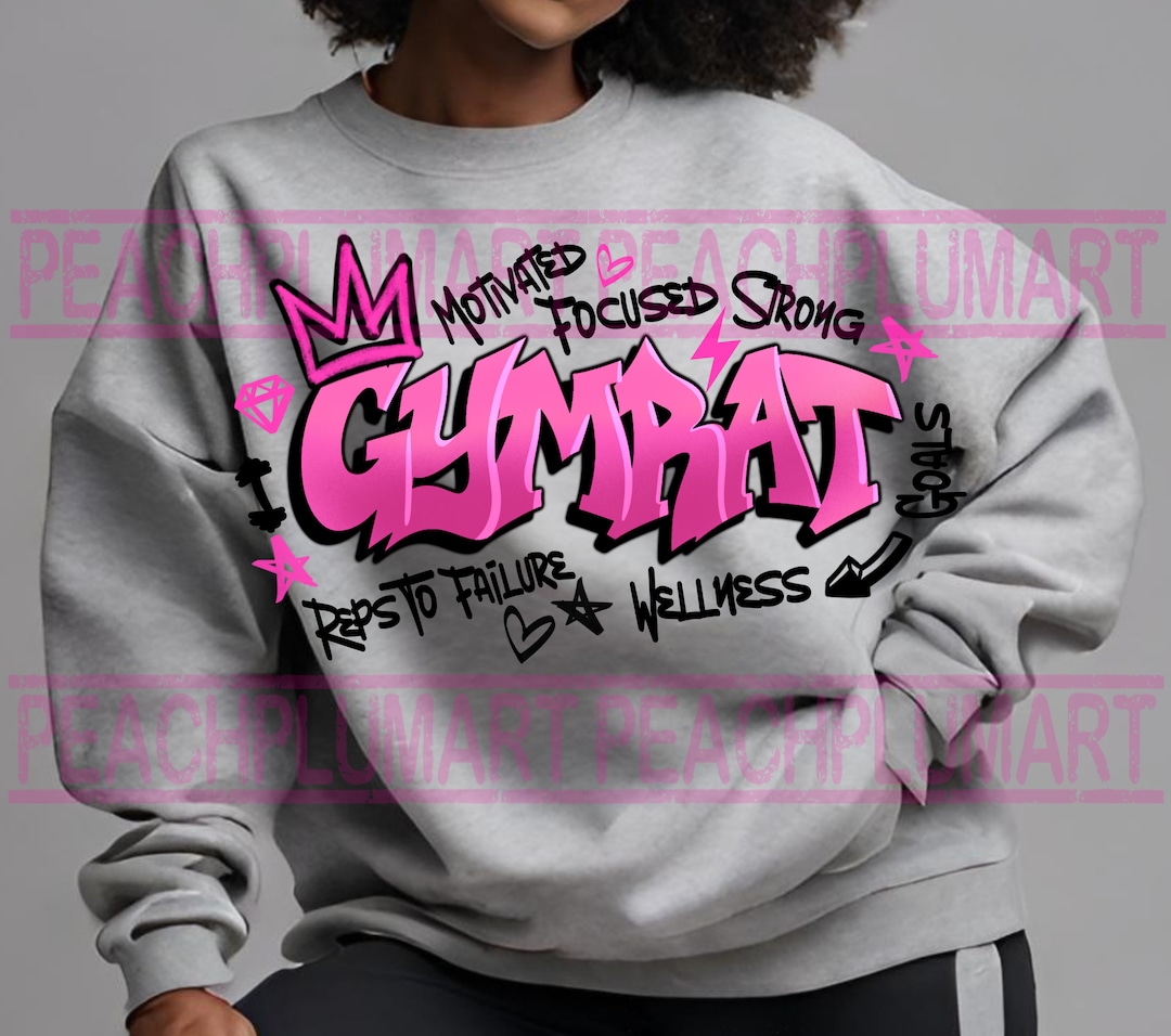 Gymrat Png, Gymrat Png Sublimation Design Download, Fitness Designs ...