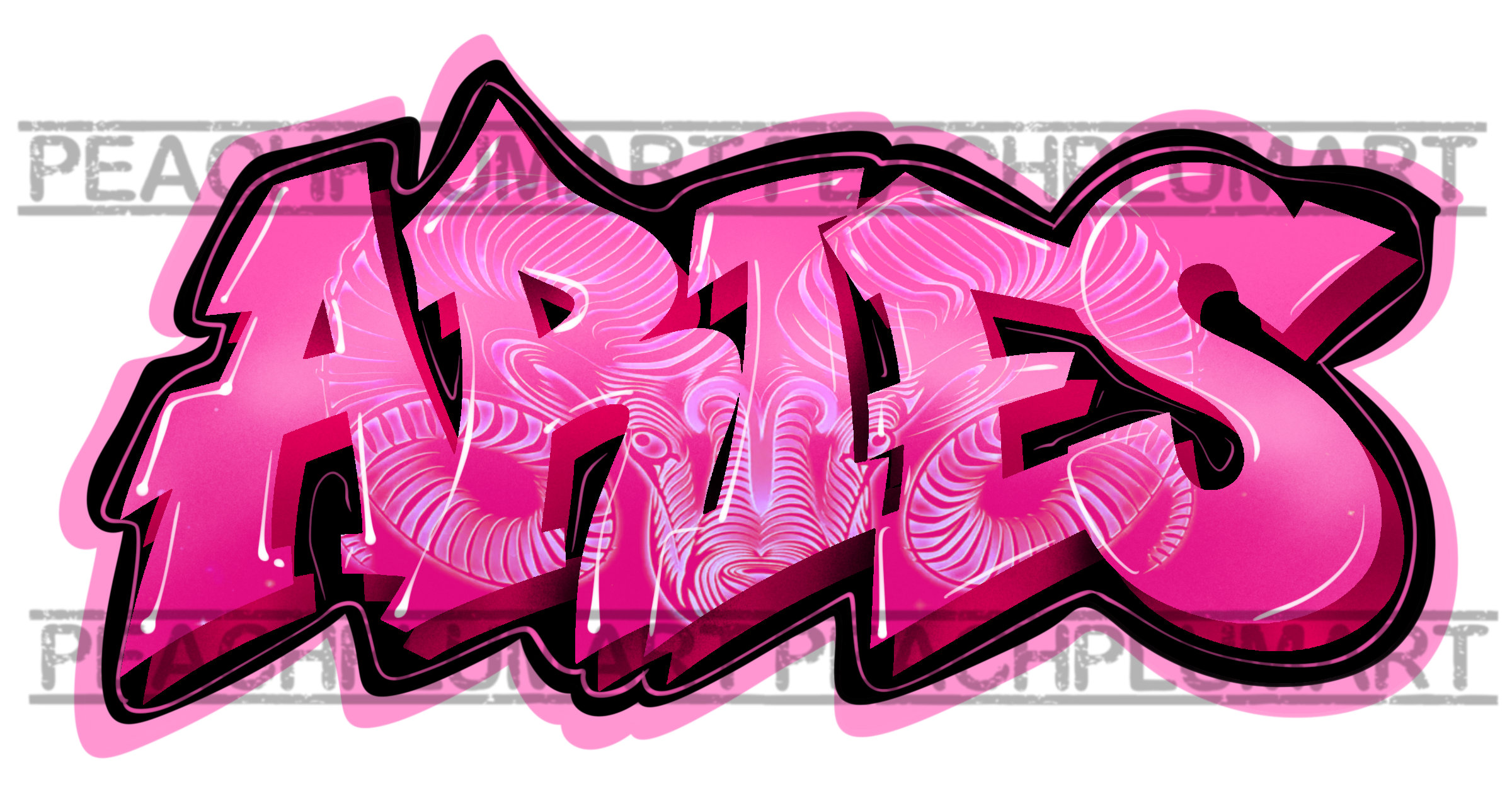 Aries Zodiac Sign Png Graffiti Aries Png Horoscope Png - Etsy