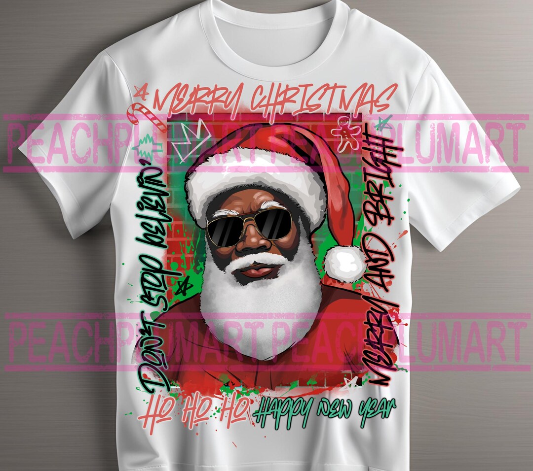 Christmas Graffiti Png, Urban Santa Claus Png, Christmas Urban Design ...