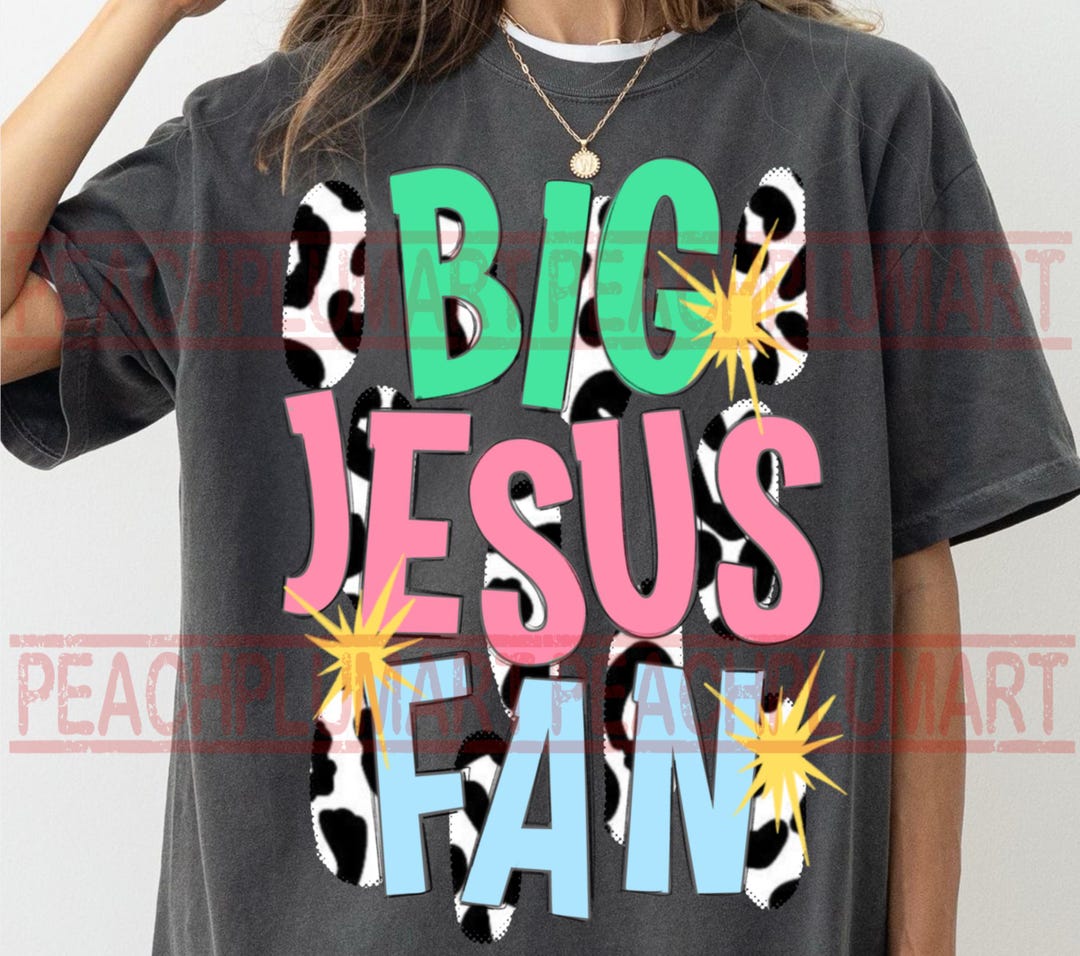Big Jesus Fan PNG, Doodle Designs PNG, Preppy Png, Preppy Jesus Png ...