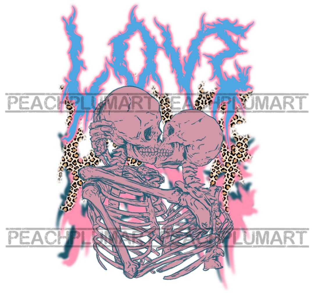 Skeleton Love Png, Svg, Skeleton Couple Png, Kissing Skeleton Png, Skull Love Png, Y2K Fashio ...