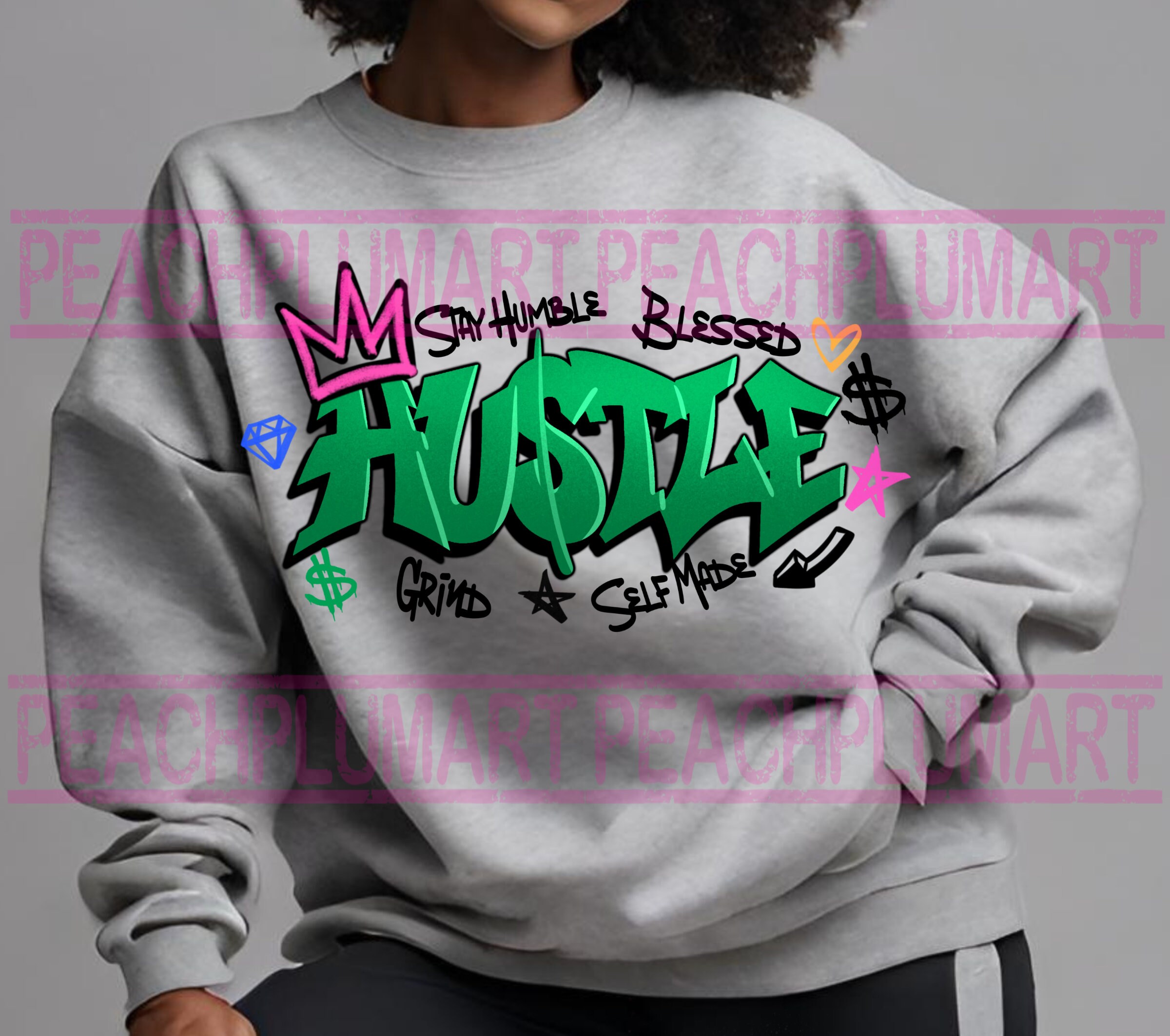 Hustle Graffiti Png, Hustle Png Sublimation Design Download, Self Made ...