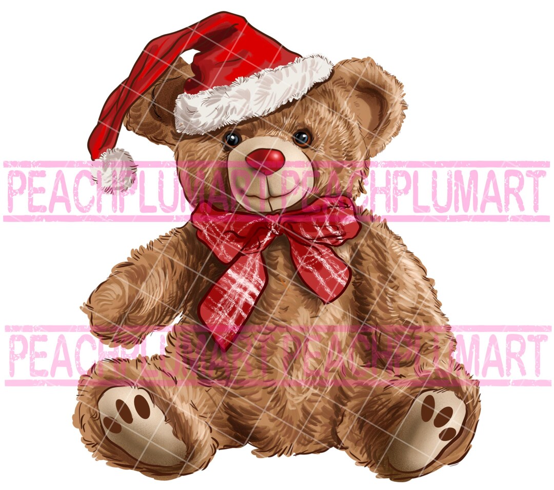 Christmas Teddy Bear Png, Teddy Bear Christmas Png, Teddy Bear With ...