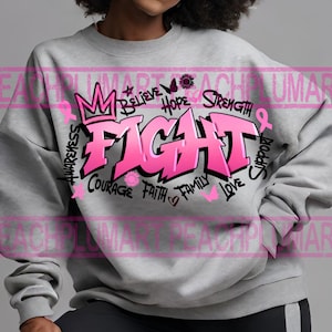 Breast Cancer Fight Png, Breast Cancer Png Sublimation Design Download ...