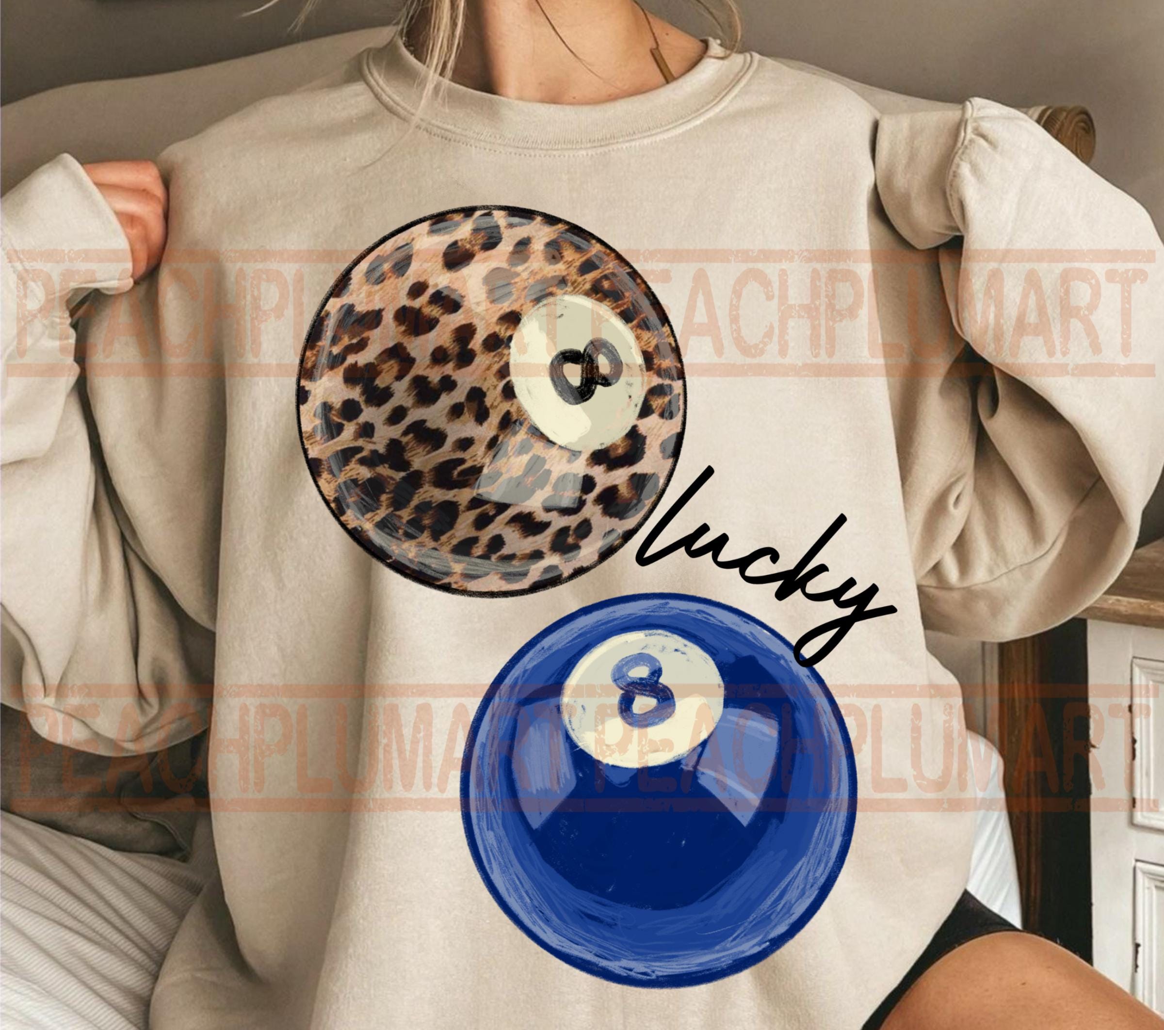 8 Ball Lucky Png, Leopard 8 Ball Png, Feeling Lucky Png, Lucky You Png ...