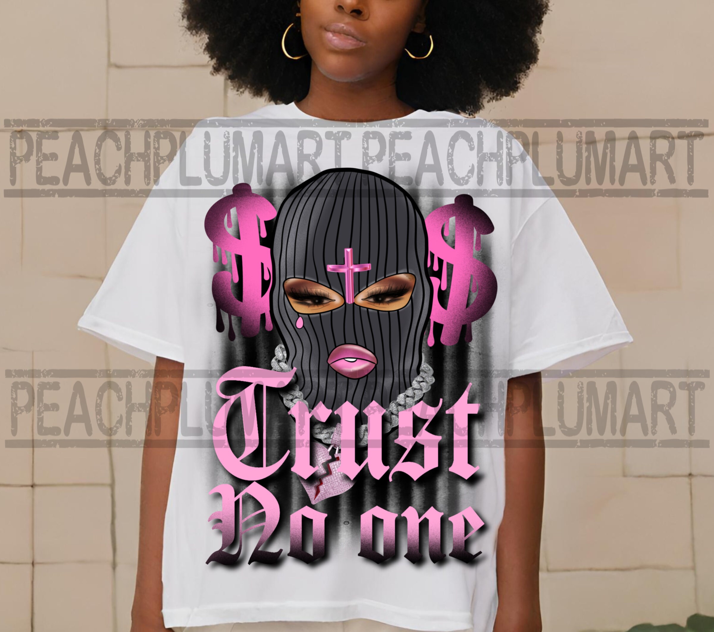 Trust No One Png, SVG, Gangster Girl Png, Gangsta Girl Png, Thug Life ...