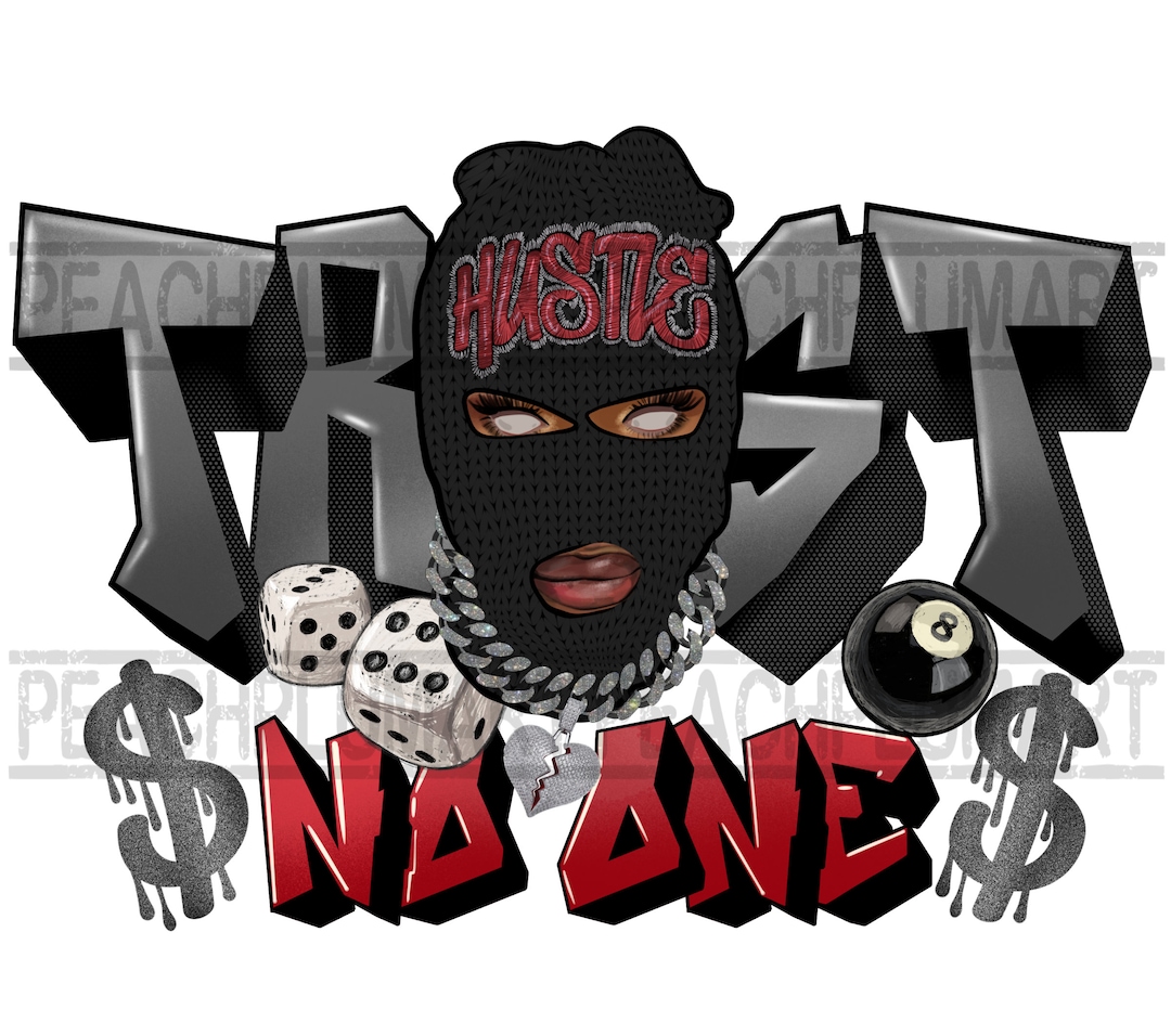 Trust No One Png, Trust No One Ski Mask Girl Png, Ski Mask Girl Png ...