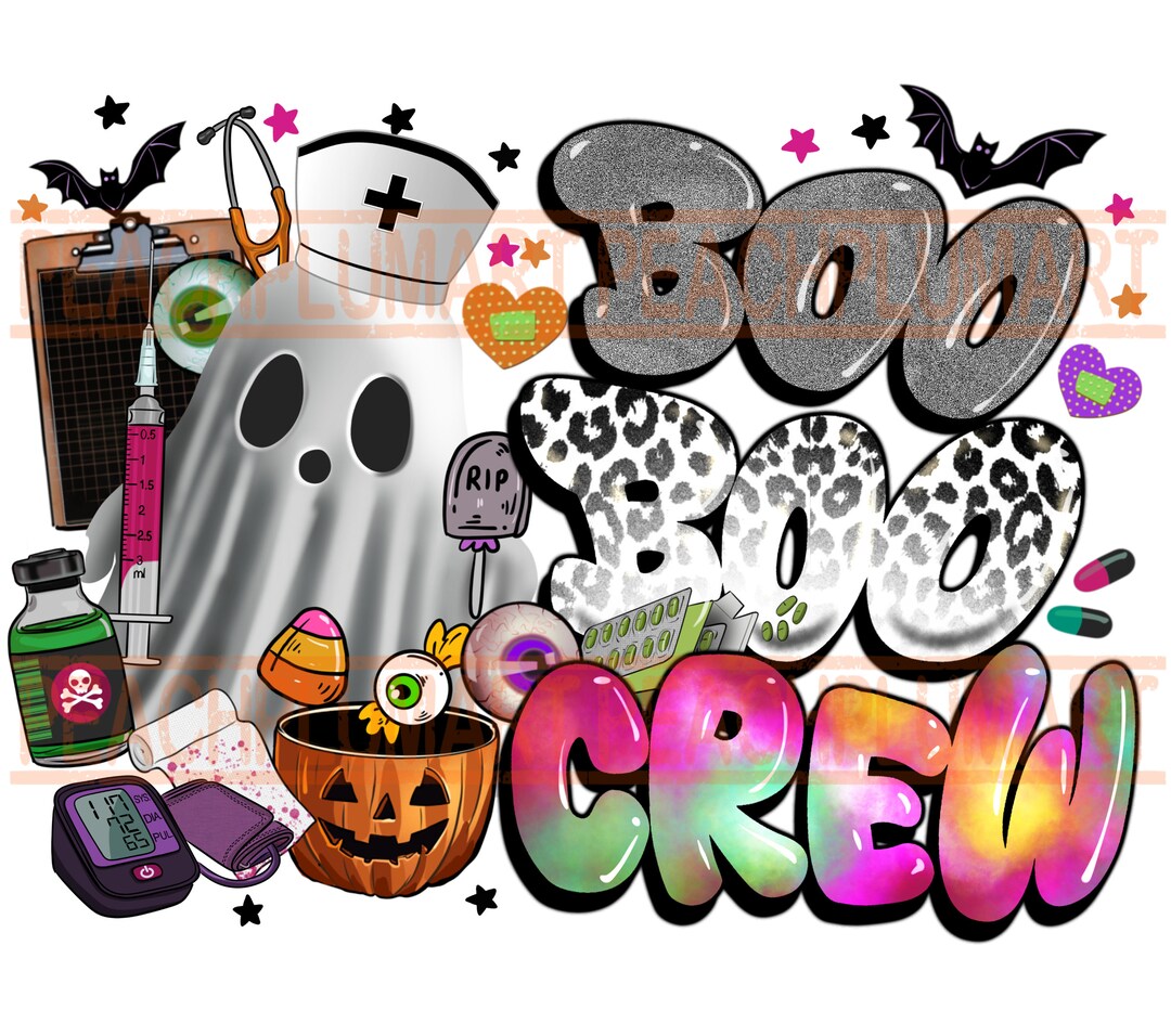 Boo Boo Crew Png, Boo Boo Crew Nurse Png, Halloween Nurse Png, Nurse ...
