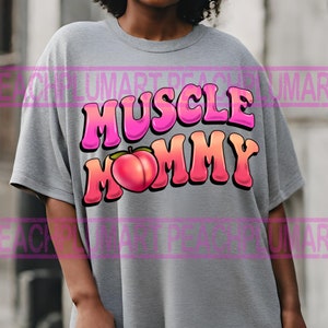 Muscle Mommy Png, Peach Png, Gymrat Png, Gym Girl Png, Gym Mama Png ...