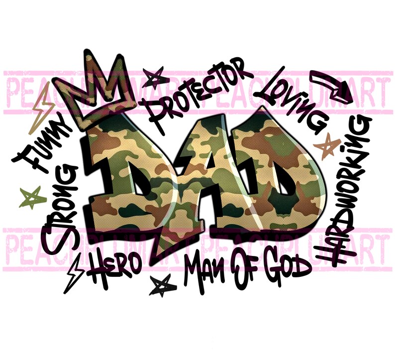 Dad Graffiti Png, Father Graffiti Png, Father’s Day Png Sublimation ...