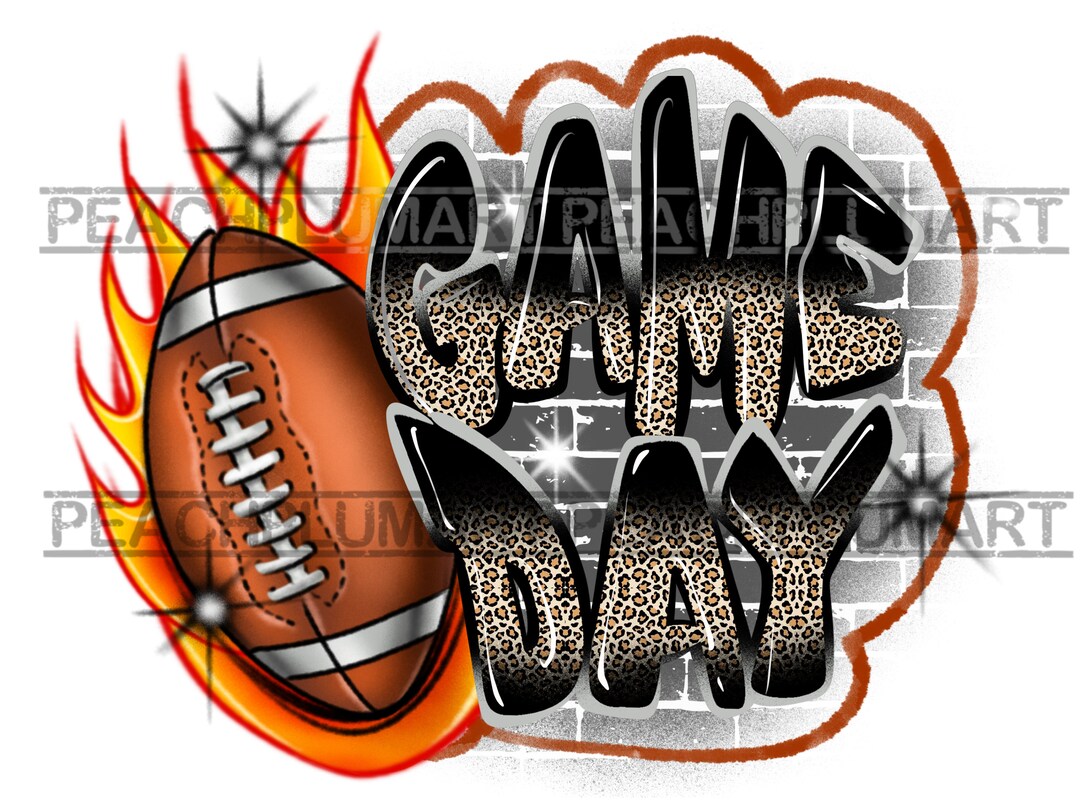 Game Day Football Png, Game Day Football Svg, Team Spirit Png, Sports ...