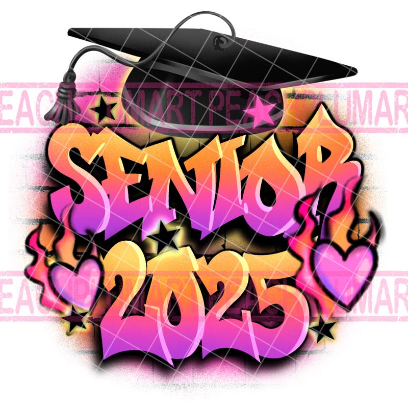 Senior 2025 Graffiti - Etsy