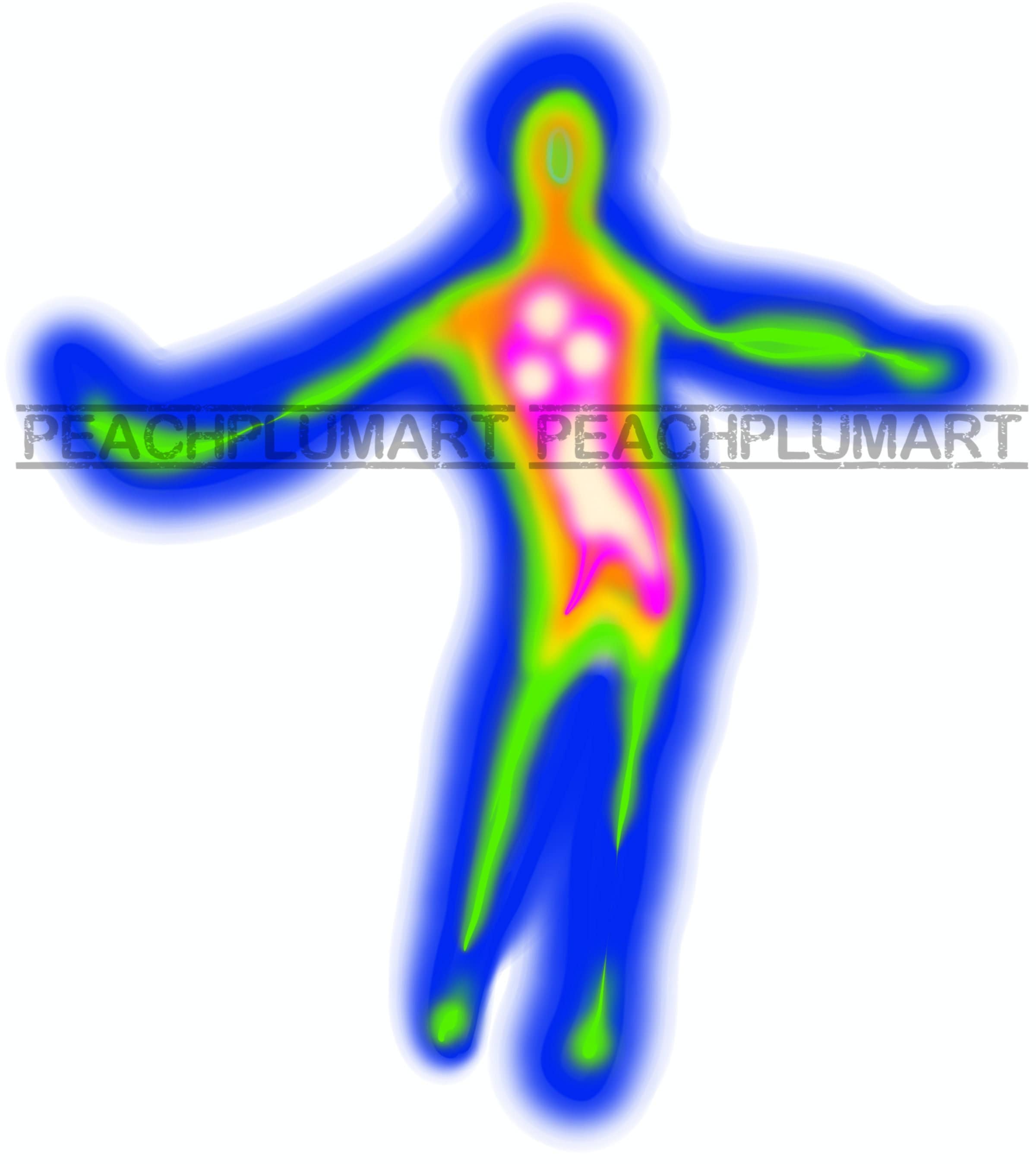 Thermal Body Png, Thermal Colors Humas Silhouette Png, Thermal Body ...