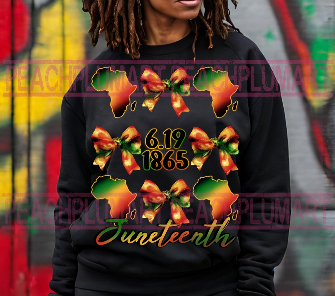 Juneteenth Coquette Png, Juneteenth Bows Png, Juneteenth Sublimation ...