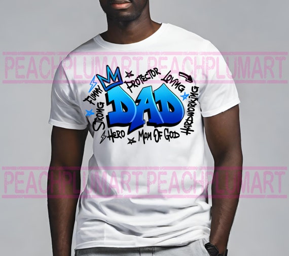 Dad In Graffiti Letters