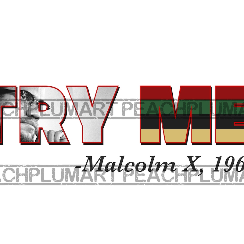 Malcolm X Svg - Etsy