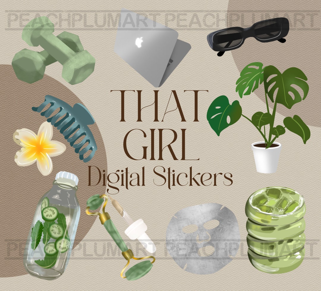 Buy That Girl Digital Stickers, That Girl Png, That Girl Svg, Digital ...