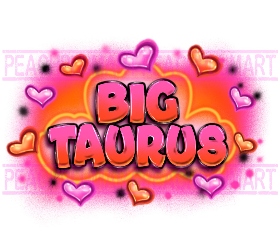Big Taurus Png, Airbrush Taurus Png, Airbrush Zodiac Sign Png, Airbrush ...