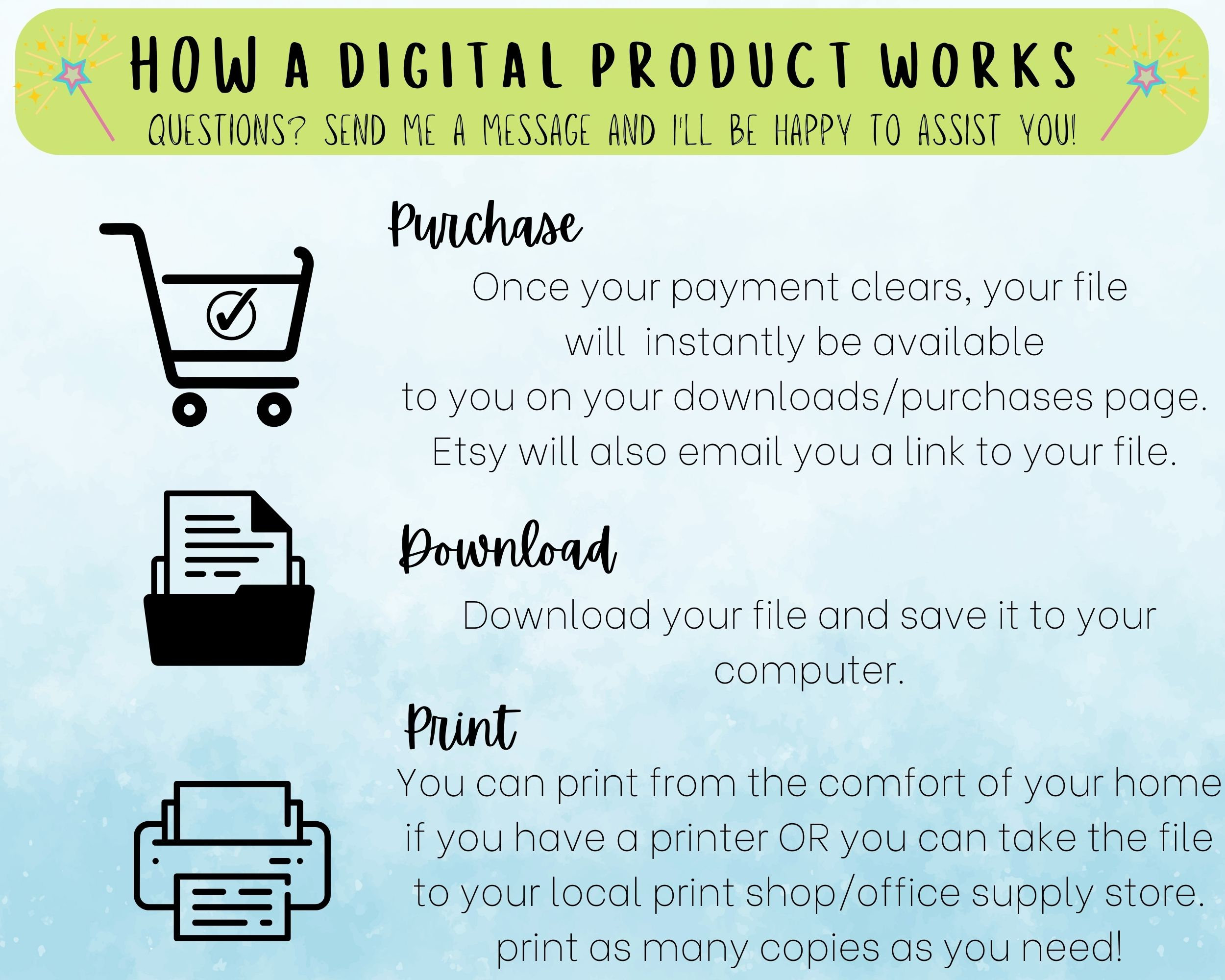 Printable Fairy Rewards Chart, Fairy Rewards Chart, Printable Reward ...