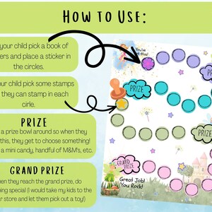 Printable Fairy Rewards Chart, Fairy Rewards Chart, Printable Reward ...